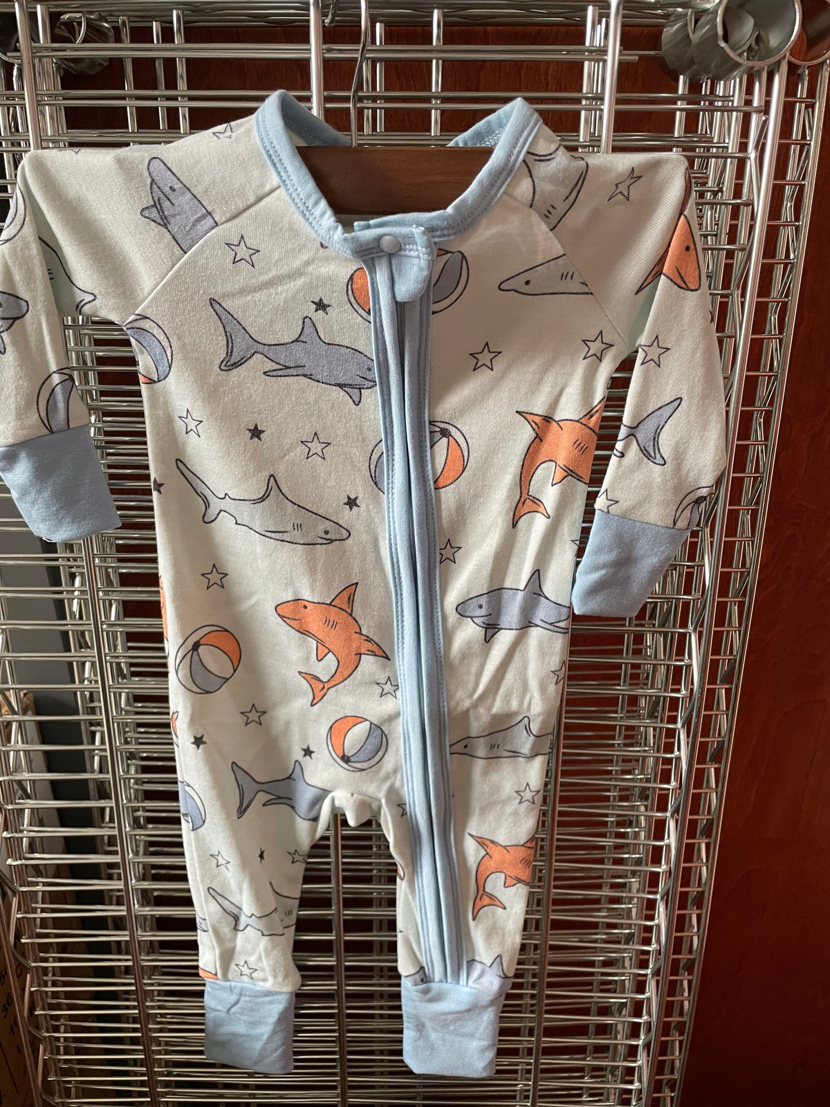 Posh Peanut Shark Romper — Sweet Intention