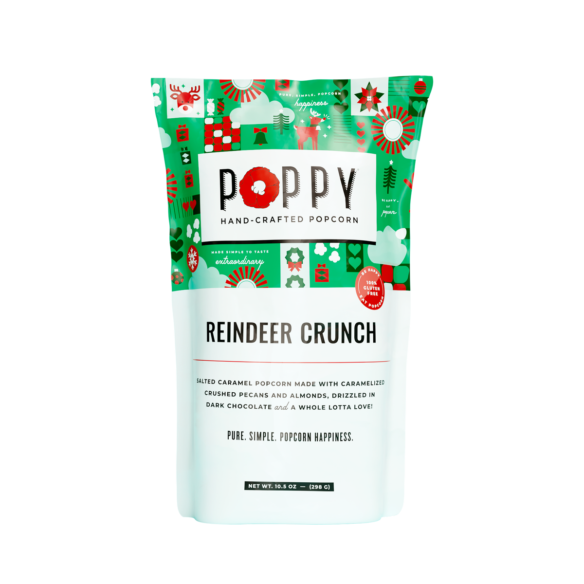 Poppy Hand-Crafted Popcorn - Reindeer Crunch Popcorn — Sweet Intention